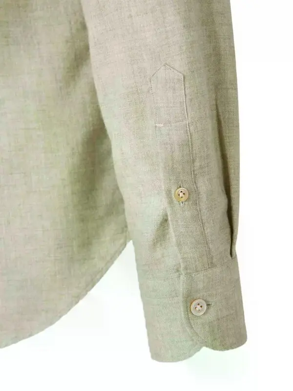 VINCENZO DI RUGGIERO Button-fastening Shirt - Green