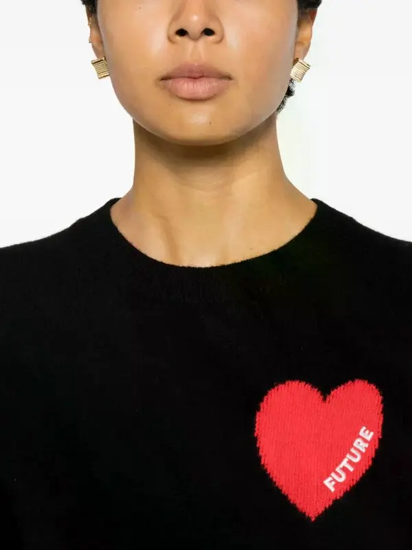 From Future Heart Graphic Knitwear