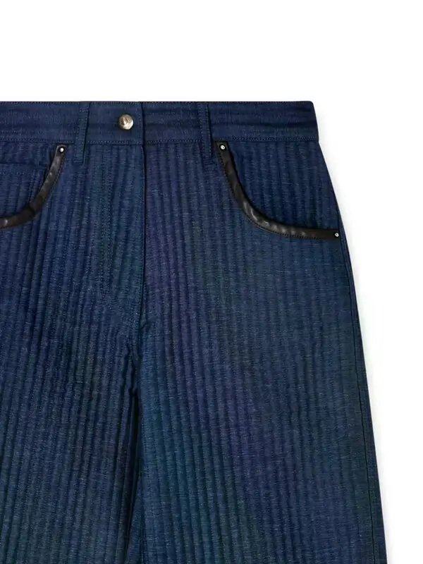 Giorgio Armani Quilted Tapered Jeans