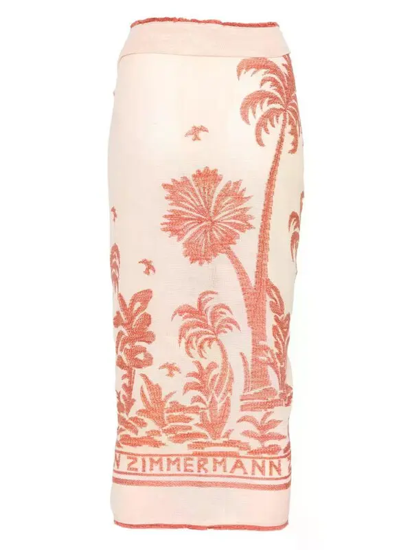 Zimmermann Woven Print Pareo
