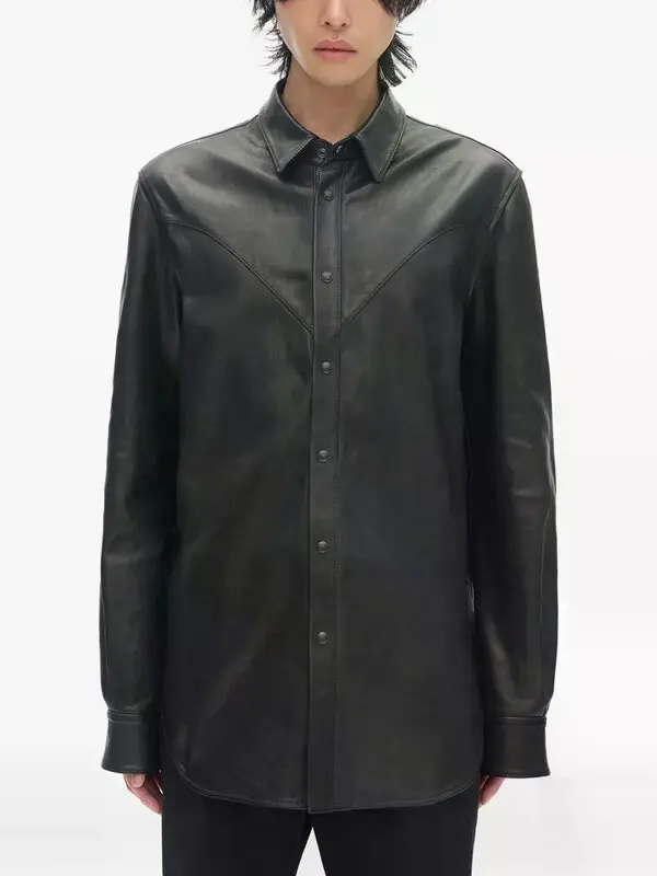 ANN DEMEULEMEESTER Albin Leather Jacket