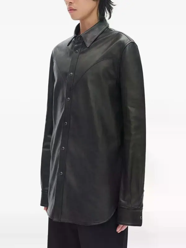 ANN DEMEULEMEESTER Albin Leather Jacket
