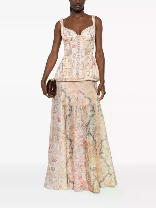 Zimmermann Rebellion Corded Maxi Dress - Neutrals