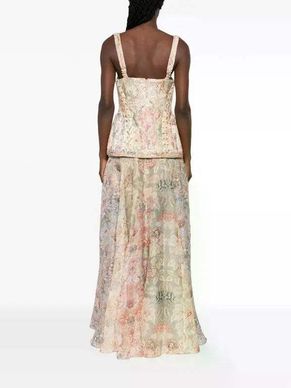Zimmermann Rebellion Corded Maxi Dress - Neutrals