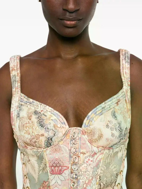 Zimmermann Rebellion Corded Maxi Dress - Neutrals