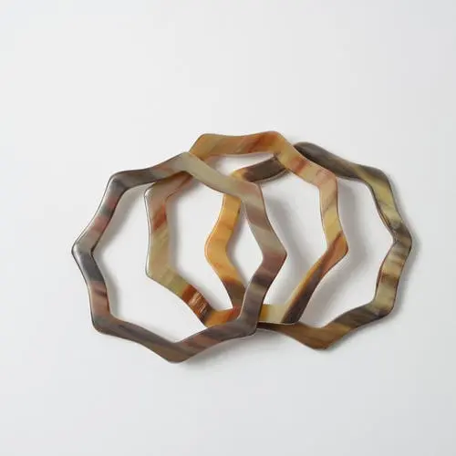 MAADILI COLLECTIVE Horn Lattice Bangle