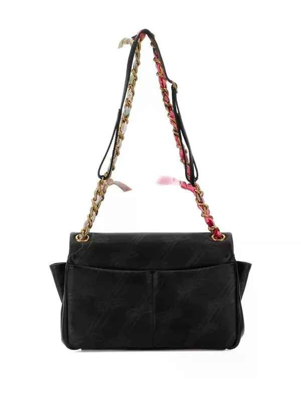 Balenciaga Printed Leather Darling Shoulder Bag - Black