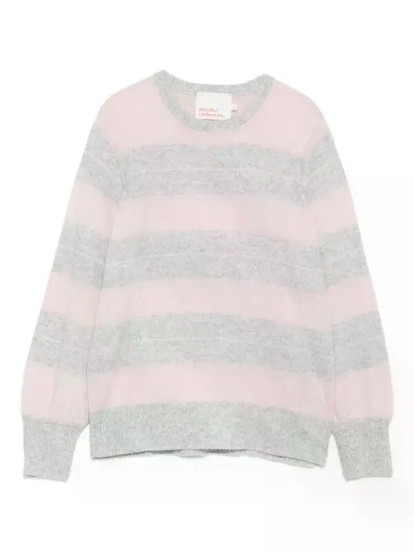 ABSOLUT CASHMERE Roberta Striped Sweater
