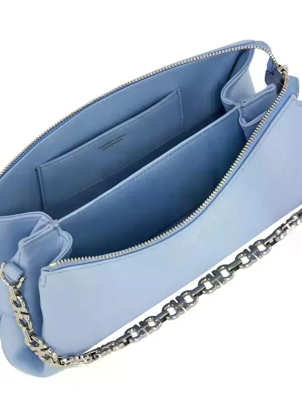 FERRAGAMO Logo-detail Chain-strap Clutch Bag
