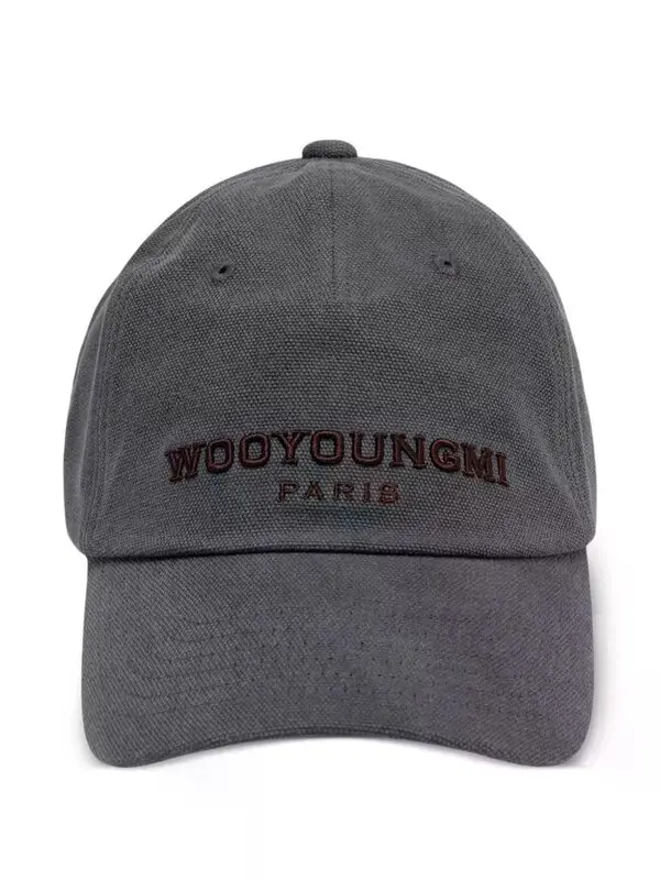 WOOYOUNGMI Embroidered Cap - Grey
