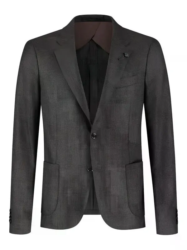 LARDINI Check-pattern Blazer