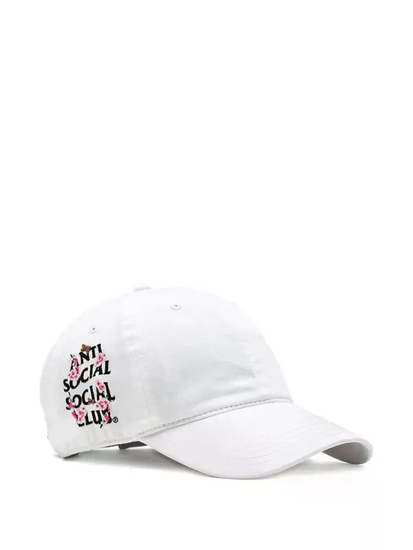 ANTI SOCIAL SOCIAL CLUB Logo-embroidered Cap - White