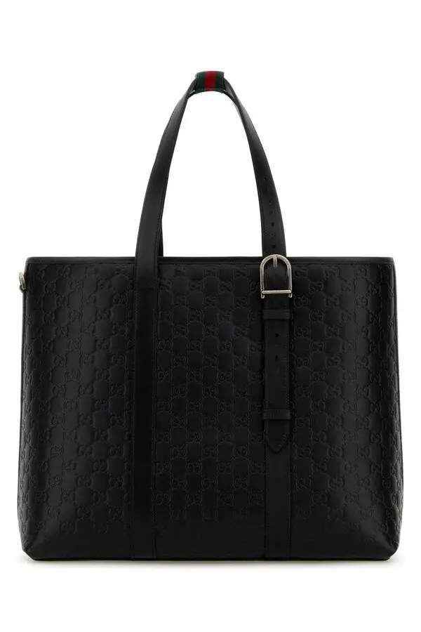 Gucci Small Leather Handbag - Black