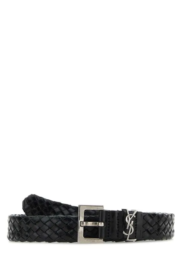 Saint Laurent Cassandre Belt - Black