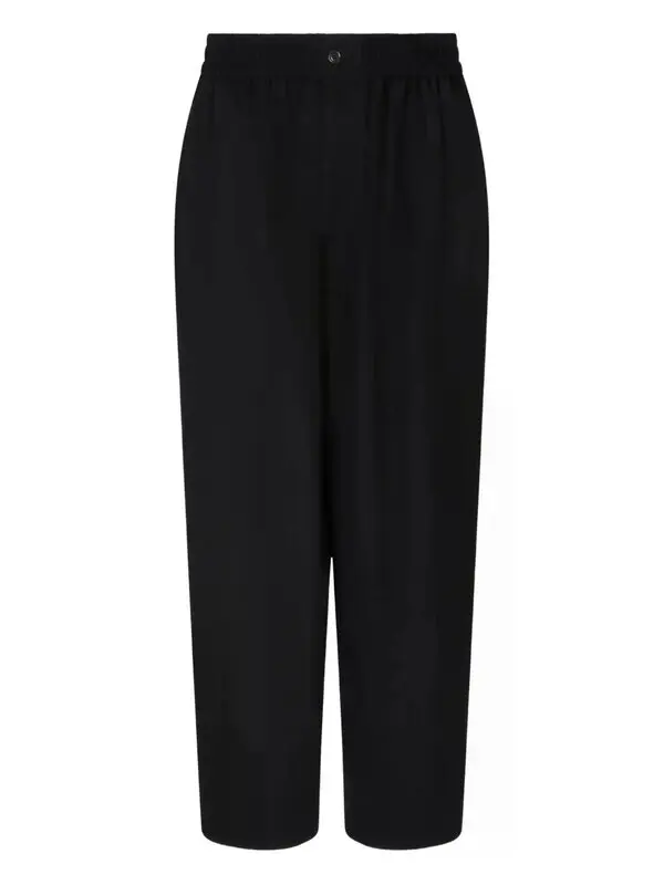 Giorgio Armani Pleated Tailored Trousers - Black