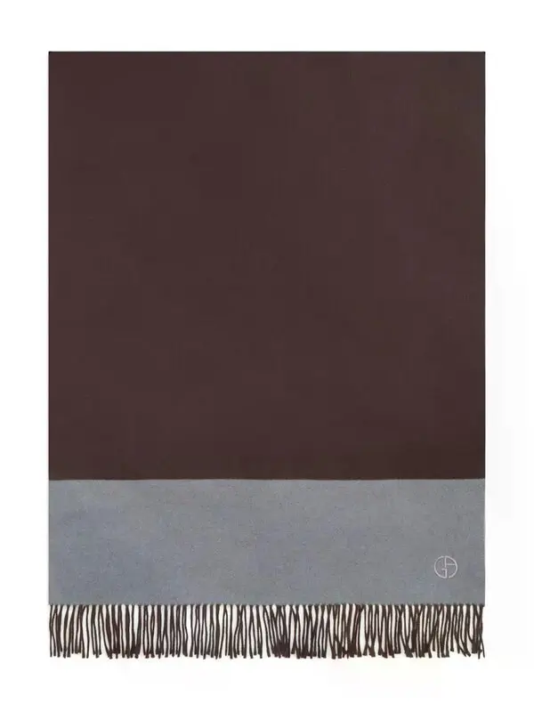 Giorgio Armani Cashmere Scarf - Brown