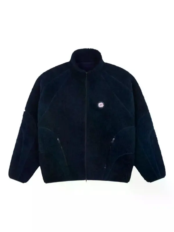 BROKEN PLANET Zip-up Sweater - Blue