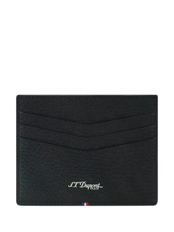 S.t. Dupont Textured Card Holder - Black