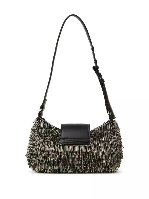 Karl Lagerfeld Signature Beaded Shoulder Bag