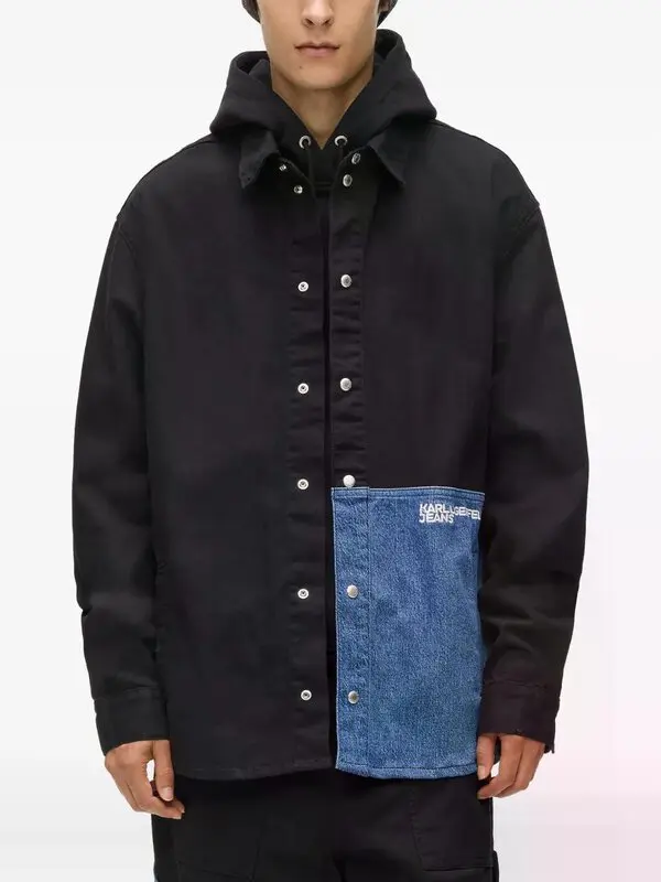 Karl Lagerfeld Logo-embroidered Shirt