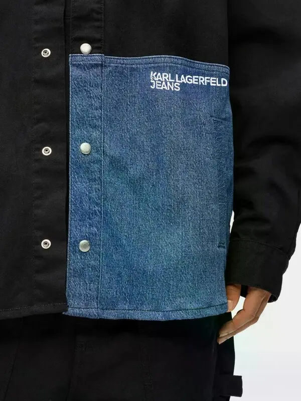 Karl Lagerfeld Logo-embroidered Shirt