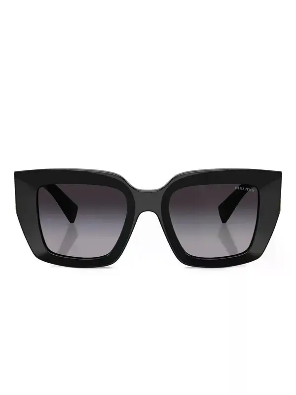 Miu Miu Mu 05s Square-frame Sunglasses - Black