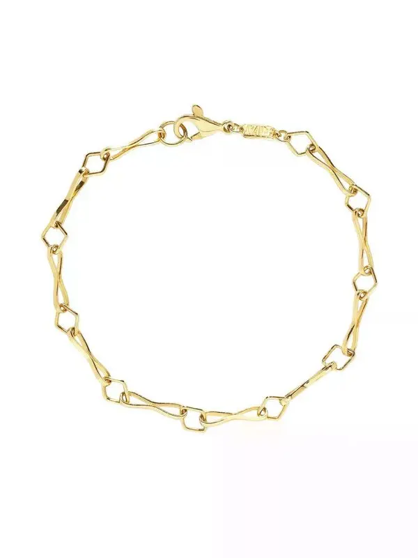 AZLEE 18k Yellow Large Link Bracelet - Gold