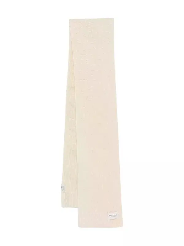 Marc O'polo Ribbed Scarf - White