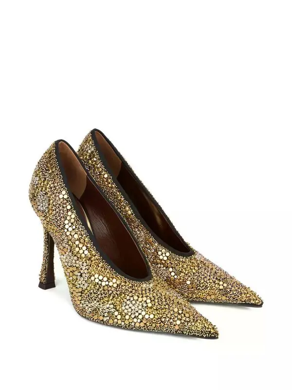 Roberto Cavalli Pointed Embellished Pumps