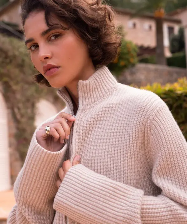 Jenni Kayne Boyd Cashmere Sweater - Oatmeal