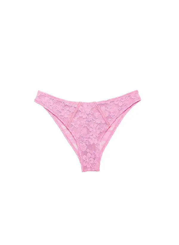Fleur Du Mal Le Stretch Lace Cheeky - Bisou