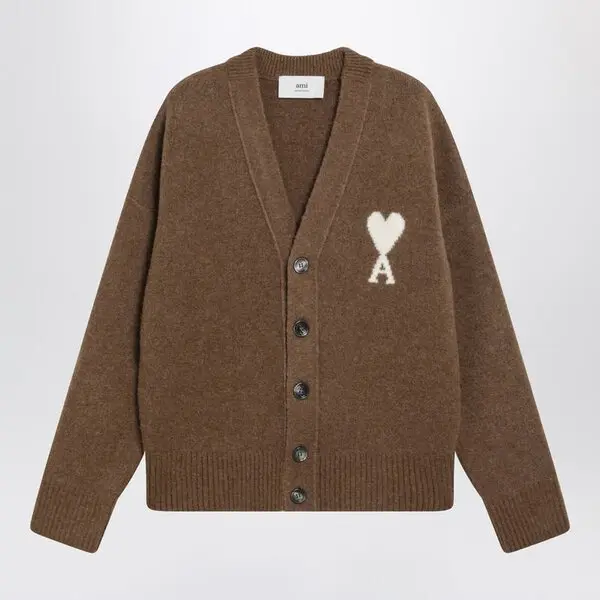 Ami De Coeur Cardigan - Brown