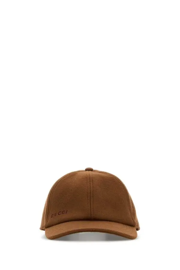 Gucci Wool Baseball Cap - Brown