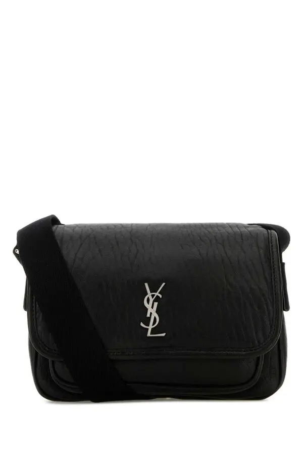 Saint Laurent Small Messenger Crossbody Bag - Black