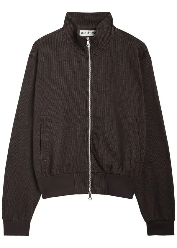 Our Legacy Mob D Cotton-blend Track Jacket - Stripe