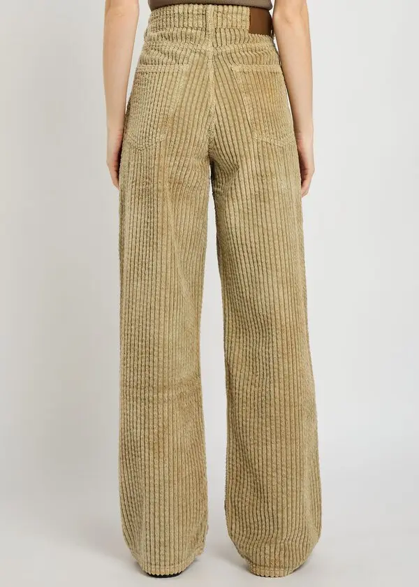 Our Legacy Full Cut Distressed Terry-corduroy Trousers