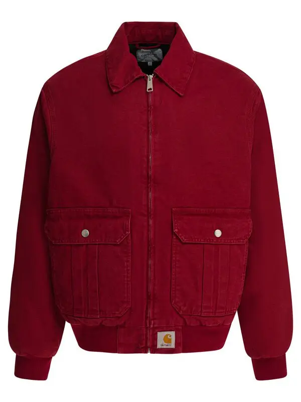 Carhartt Work In Progress Stanton Jacket In Red - 23% Off
