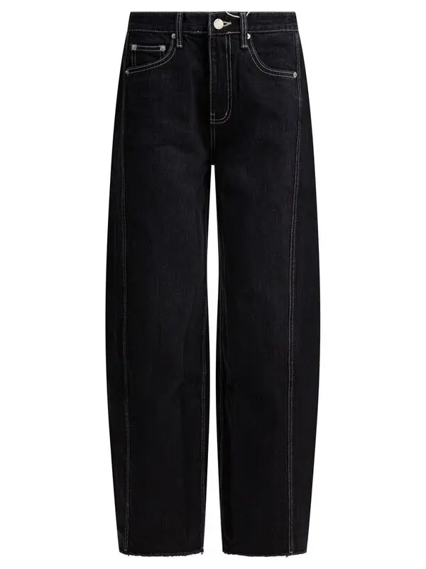R2W Wide-leg Cotton Trousers