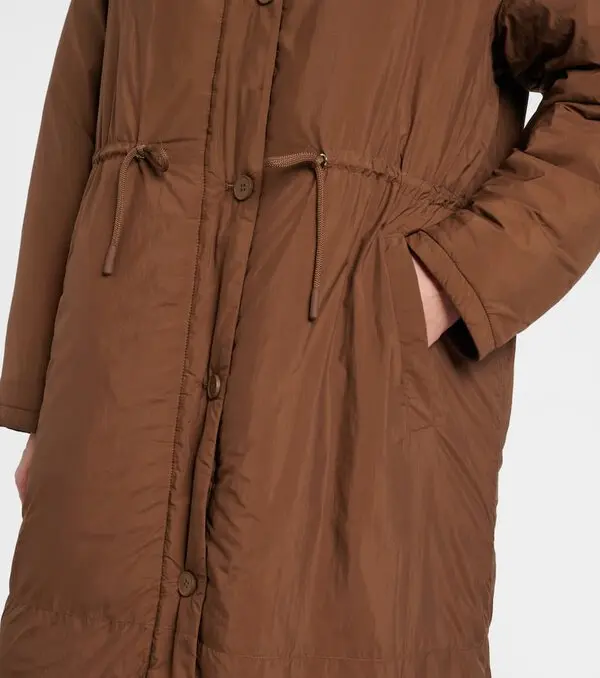 YVES SALOMON Shearling-trimmed Down Coat