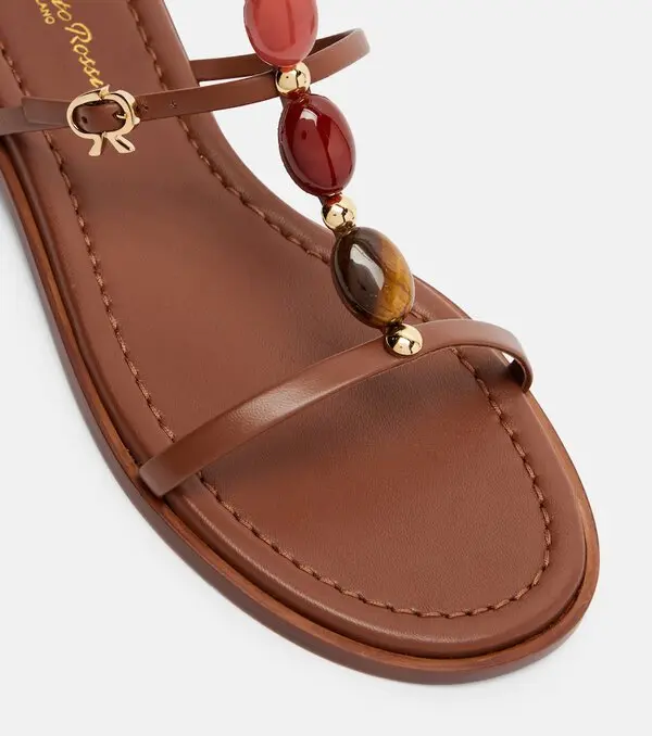 GIANVITO ROSSI Shanti Sandals - Brown