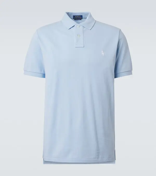 Polo Ralph Lauren Cotton Piqué Polo Shirt - Blue