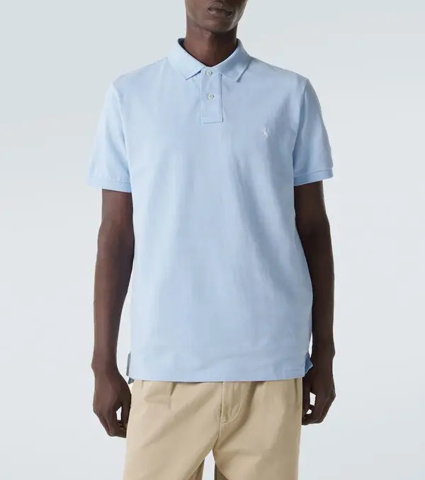 Polo Ralph Lauren Cotton Piqué Polo Shirt - Blue