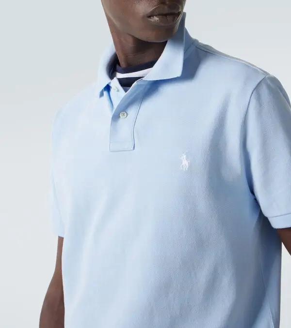 Polo Ralph Lauren Cotton Piqué Polo Shirt - Blue