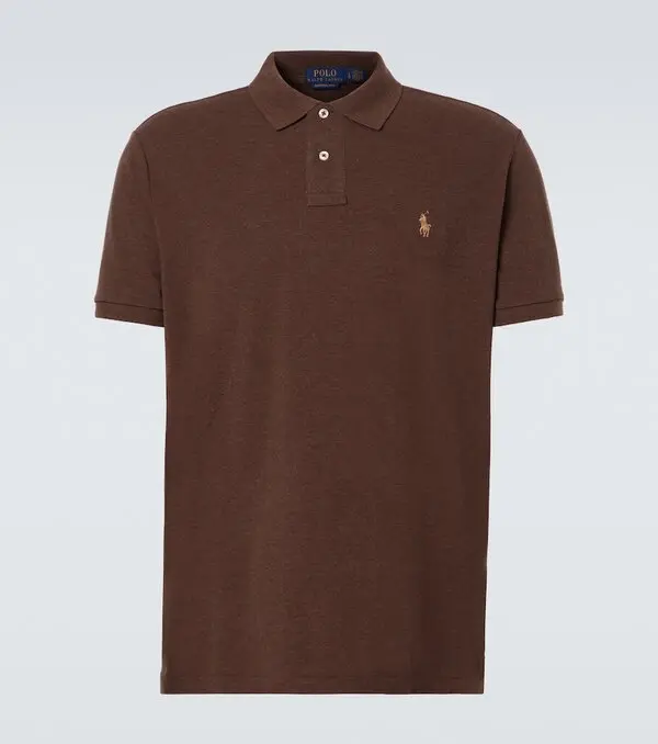 Polo Ralph Lauren Cotton Piqué Polo Shirt - Brown