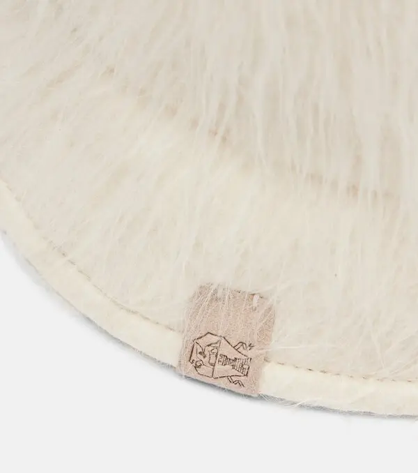 Brunello Cucinelli Alpaca-blend Bucket Hat - White