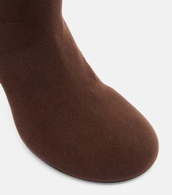 Amina Muaddi Veneda 95 Sock Boots