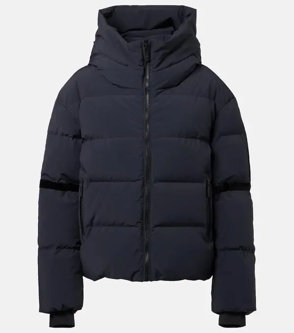 Fusalp Barsy Velvet-trimmed Down Ski Jacket - Black