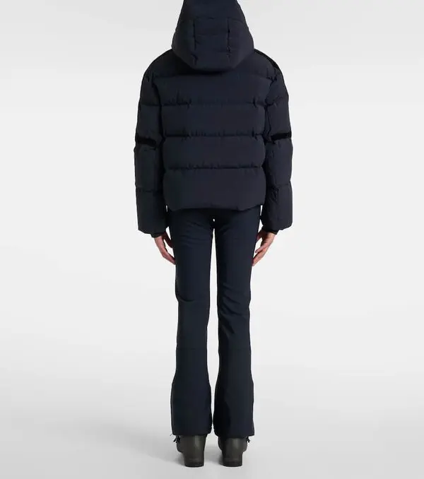 Fusalp Barsy Velvet-trimmed Down Ski Jacket - Black