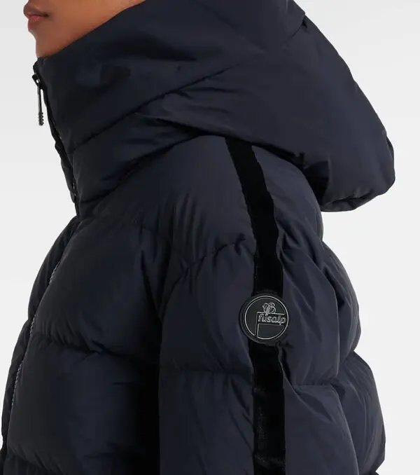 Fusalp Barsy Velvet-trimmed Down Ski Jacket - Black