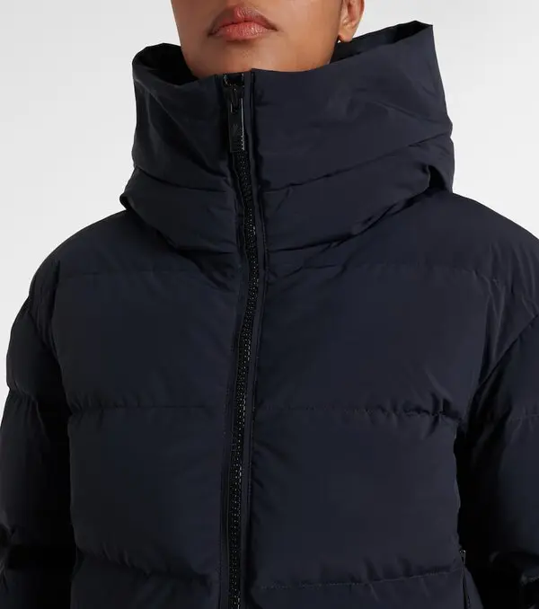 Fusalp Barsy Velvet-trimmed Down Ski Jacket - Black